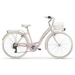 Cityrad MBM "NEW Primavera" Gr. 46, rosa (rosa, rosa), Fahrr&auml;der, Damen, 46cm, 28 Zoll (71,12cm), f&uuml;r Damen, Kettenschaltung