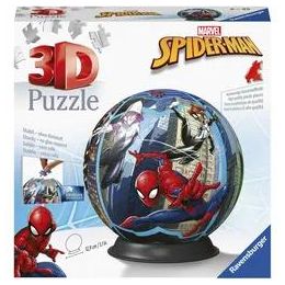 3D-Puzzle Ravensburger "Spiderman", bunt, Puzzles, Kinder&Oslash;:12,9cm, Kunststoff, Made in Europe, &Oslash;:12,9cm