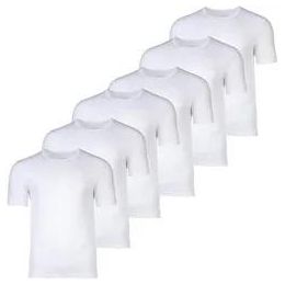 T-Shirt BOSS "T-Shirt T-Shirt RN 3P Classic 6er Pack", Herren, Gr. XL, wei&szlig;, Obermaterial: 100% Baumwolle CO., Shirts T-Shirt