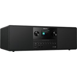 Philips Stereoanlage "TAM6500/10", schwarz, B:42cm H:14cm T:26,2cm, Radios