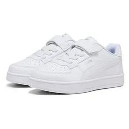 Sneaker Puma "CAVEN 2.0 AC+ PS", Kinder, Gr. 31, Puma wei&szlig;, Puma silber, Puma schwarz, Synthetik, Schuhe Sneaker, mit Gummi-Laufsohle, mit SoftFoam+ Innensohle, mit Klettverschluss