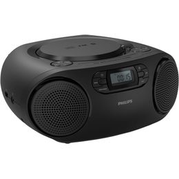 Philips Boombox "TAZ2000B/10", schwarz, B:28,5cm H:12,5cm T:24,5cm, Radios