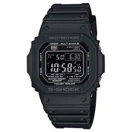 Funkchronograph Casio G-SHOCK, schwarz (schwarz, schwarz), Armbanduhren, Herren, Solaruhr, Armbanduhr, Herrenuhr,digital,bis 20bar wasserd.Resinarmband