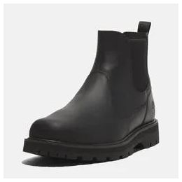 Chelseaboots Timberland "BRITTON ROADMID CHELSEA BOOT", Herren, Gr. 41,5, schwarz (schwarz full grain), Leder, Schuhe Chelseaboots, Stiefelette, Winterschuhe, Ankle Boots