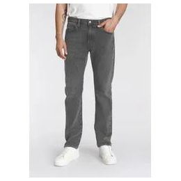 Levi's Tapered-fit-Jeans LEVI'S "502 TAPER", Herren, Gr. 29, L&auml;nge 32, grau (overnighter), Denim/Jeans, , Basic, loose fit kn&ouml;chellang, Jeans, in elegantem, modernem Stil, Topseller
