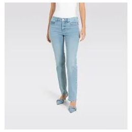 Stretch-Jeans MAC "Dream", Damen, Gr. 32, L&auml;nge 30, aqua blau random wash, Denim/Jeans, Obermaterial: 91% Baumwolle, 6% Polyester, 3% Elasthan, eng normal, Jeans, mit Stretch f&uuml;r den perfekten Sitz, Topseller