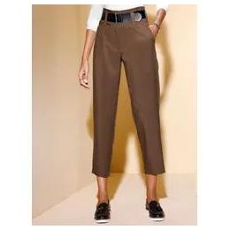 CR&Eacute;ATION L Paperbag-Hose CREATION L, Damen, Gr. 36, Normalgr&ouml;&szlig;en, braun, 63% Lyocell, 37% Polyester, unifarben, Hosen Paperbag-Hose