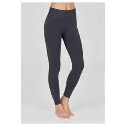 ENDURANCE ATHLECIA Funktionstights ATHLECIA "NAGAR", Damen, Gr. L/XL, EURO-Gr&ouml;&szlig;en, grau (dunkelgrau), 83% Nylon, 16% Elasthan, 1% Polyester, unifarben, lang, Hosen, mit angesagtem High-Waist-Bund
