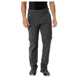 Outdoorhose Vaude "MEN'S FARLEY STRETCH T-ZIP PANTS III", Herren, Gr. 60, N-Gr, schwarz, Obermaterial: 89% Polyamid, 11% Elasthan, unifarben, Hosen Outdoorhose, mit Ges&auml;&szlig;tasche und Eingrifftaschen, mit Rei&szlig;verschluss-Applikationen