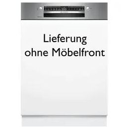 Bosch teilintegrierbarer Geschirrsp&uuml;ler "SMI4EAS28E", Energieeffizienz: A (A-G), silber (geb&uuml;rsteter stahl), B:59,8cm H:81,5cm T:57,3cm, Geschirrsp&uuml;ler, Automatische T&uuml;r&ouml;ffnung f&uuml;r Effizienz, flexible K&ouml;rbe & Schubladen