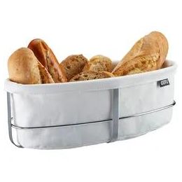 Brotkorb Gefu "BRUNCH oval", wei&szlig;, B:15cm H:11,5cm, Lebensmittelaufbewahrungsbeh&auml;lter, Brotkorb, perfekt f&uuml;r Brot & Br&ouml;tchen