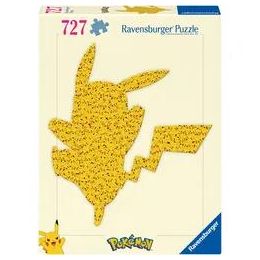 Konturenpuzzle Ravensburger "Pok&eacute;mon, Pikachu", bunt, Puzzles, KinderB:50cm H:70cm, Pappe, Made in Germany, B:50cm H:70cm