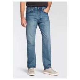 Levi's Straight-Jeans LEVI'S "501 LEVI'S ORIGINAL", Herren, Gr. 31, L&auml;nge 34, blau (chemicals), Denim/Jeans, Obermaterial: 100% Baumwolle, normal lang, Jeans Straight-Jeans, mit Markenlabel, Topseller