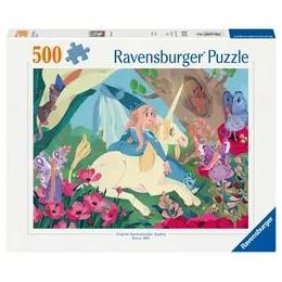 Puzzle Ravensburger "Feenmagie", bunt, Puzzles, KinderB:49cm H:36cm, Pappe, Made in Germany, B:49cm H:36cm