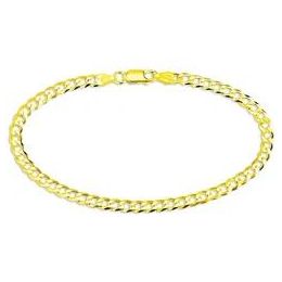 Armband Bruno Banani "Schmuck Geschenk Silber 925 Armschmuck Armkette Panzerkette" Gr. 21, gold (gelbgoldfarben), Armb&auml;nder, Herren, 21, Silber 925 (Sterlingsilber), Armband