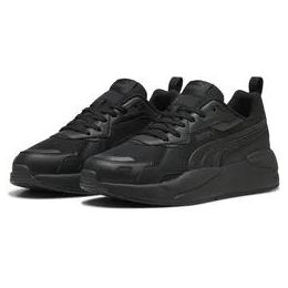 Sneaker Puma "X-Ray 3 Sneakers Erwachsene", Damen, Gr. 40, grau (schwarz flat schwarz gray), Obermaterial: Textil, Synthetik. Futter: Textil. Innensohle: Textil. Laufsohle: Gummi, Schuhe Sneaker