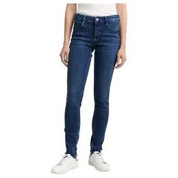 Skinny-fit-Jeans Tom Tailor "LUCIE Skinny", Damen, Gr. 30, L&auml;nge 32, grau (mid stone wash denim), Denim/Jeans, Obermaterial: 42% Baumwolle, 34% Polyester, 22% Viskose, 2% Elasthan. Futter: 100% Baumwolle, unifarben, slim fit lang, Jeans, mit Viskose und Stretch - 5-Pocket-Style