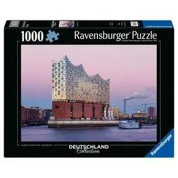 Puzzle Ravensburger "Deutschland Collection, Elbphilharmonie Hamburg", bunt, Puzzles, KinderB:70cm H:50cm, Pappe, Made in Germany, B:70cm H:50cm