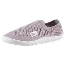 Barfu&szlig;schuh Leguano "LEGUANITO SCIO", Kinder, Gr. 30, rosa (altrosa), Textil, Glanzfaden, Schuhe Barfu&szlig;schuh, Sneaker, Slipper, Schlupfschuh, Komfortschuh im Knitwear Look