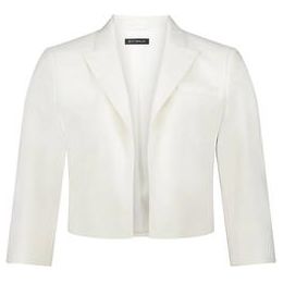Jackenblazer Betty Barclay "Damen mit 3/4 Arm", Damen, Gr. 48, wei&szlig; (rohwei&szlig;), Obermaterial: 86% Polyester, 14% Elasthan; Futter: 100% Polyester, Basic, normal kurz, Blazer, Material
