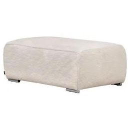 Hocker OTTO HOME "BEATRICE mit Wellenfederung, Ma&szlig;e B/T/H: 100/68/45 cm", beige (creme), B:100cm H:45cm T:68cm, 100% Polyester, Hocker, Hocker, passend zur "Beatrice"-Serie, in hochwertiger Verarbeitung