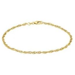 Armband Amor "Classic", gold (gelbgoldfarben), Armb&auml;nder, Damen, Gelbgold 585, Armband, Made in Germany