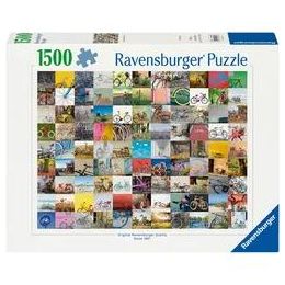 Puzzle Ravensburger "99 Fahrr&auml;der und mehr...", bunt, Puzzles, KinderB:80cm H:60cm, Pappe, Made in Germany, B:80cm H:60cm