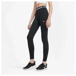 Leggings Nike "G NP LEGGING", Kinder, Gr. XS (116/122), N-Gr, schwarz, Obermaterial: 83% Polyester, 17% Elasthan, Hosen Leggings, mit Mesh-Eins&auml;tzen, mit Dri-FIT-Technologie, elastisch