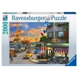 Puzzle Ravensburger "Romantische Abendstunde in Paris", bunt, Puzzles, KinderB:98cm H:75cm, Pappe, Made in Germany, B:98cm H:75cm