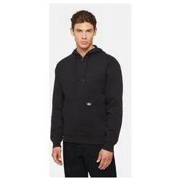 Kapuzensweatjacke Dickies "Dickies Workwear Sweatshirt MWG FUL ZIP FLC HOD REG BLACK", M&auml;dchen, Gr. L, schwarz, Obermaterial: 80% Baumwolle, 20% Polyester, Sweatjacken