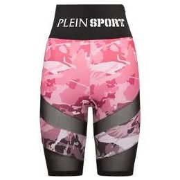 Leggings Plein Sport "Camouflage", Damen, Gr. XS, US-Gr&ouml;&szlig;en, rosa (5003, camouflage, pink), Obermaterial: 90% Polyester, 10% Elasthan, Hosen Leggings