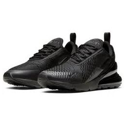 Sneaker Nike SPORTSWEAR "Air Max 270", Herren, Gr. 44,5, schwarz, schwarz, schwarz, Synthetik, Textil, Schuhe Sneaker