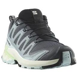 Trailrunningschuh Salomon "XA PRO 3D V9 W", Damen, Gr. 38, turbulence, iced aqua, patina gr&uuml;n, Synthetik, Textil, Schuhe, wasserdicht