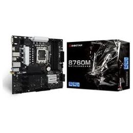 Biostar Mainboard "B760 GAMING PLUS WIFI", ohne farbbezeichnung, B:25,8cm H:6,4cm T:28cm, Mainboards