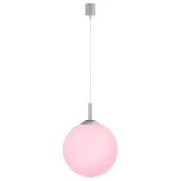 JUST LIGHT Pendelleuchte "Ls-BOLO", grau (stahl), 1, &Oslash; 25cm H: 60cm, 1 Stk., Leuchten, LED, RGB+tunable white, Fernbedienung, Infrarot inkl., Smarthome f&auml;hig, Pendelleuchte