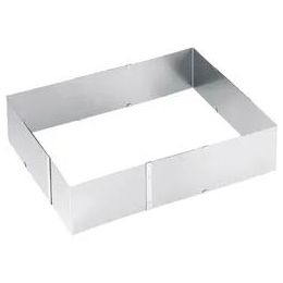 Backrahmen Gefu "UNO", silber, B:19,5cm H:8,5cm L:24cm, Edelstahl 18/10, Speiseringe, Backrahmen, besonders hoher Backrahmen