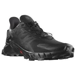 Trailrunningschuh Salomon "SUPERCROSS 4", Herren, Gr. 47, schwarz, Synthetik, Textil, Schuhe, Trailrunningschuhe