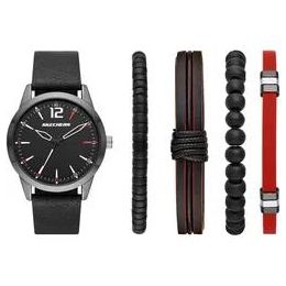 Quarzuhr Skechers, schwarz, Armbanduhren, Damen, Quarzuhr, Armbanduhr, Herrenuhr, analog, Leuchtindizes, Geschenkidee