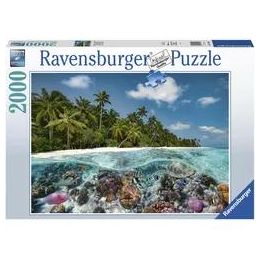 Puzzle Ravensburger "Ein Tauchgang auf den Malediven", bunt, Puzzles, KinderB:98cm H:75cm, Pappe, Motiv, Made in Germany, B:98cm H:75cm