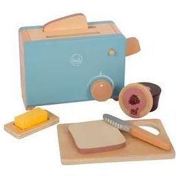 Kinder-Toaster Small Foot "Toaster-Set &bdquo;tasty&ldquo;", bunt, Spielzeug-Haushaltsger&auml;te, Kinder, Holz