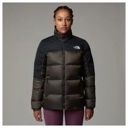 Daunenjacke The North Face "W DIABLO DOWN 2.0 JACKET", Damen, Gr. M, braun (smokey braun schwarz heat), Obermaterial: 100% Polyester. Wattierung: 90% Daunen, 10% sonstige Federn, unifarben, hoch geschlossener Ausschnitt, Jacken Daunenjacke, winddicht, mit sehr warmer Daunenf&uuml;llung, sportlicher Stil