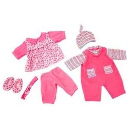 Puppenkleidung BAYER "Legging/Latzhose", pink (pink, rosa), Puppenkleidung, Kinder