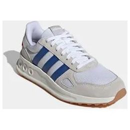 Sneaker Adidas SPORTSWEAR "RUN 84", Herren, Gr. 46, wei&szlig; (cloud wei&szlig;, royal blau, grau one), Leder, Synthetik, Textil, Schuhe Sneaker, inspiriert vom Design des Adidas LA Trainer