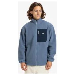 Fleecejacke Quiksilver "CLEAN COAST FZ", Herren, Gr. L, china blau, Obermaterial: 100% Polyester, Jacken Fleecejacke, aus Polyester, leichtes Material, f&uuml;r Erwachsene