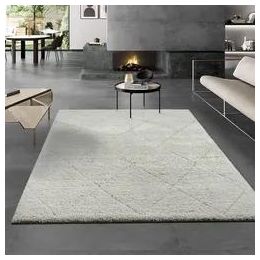 Teppich the carpet "Bahar Shaggy", beige (creme), B:160cm H:30mm L:230cm, Polypropylen, Teppiche, Teppich
