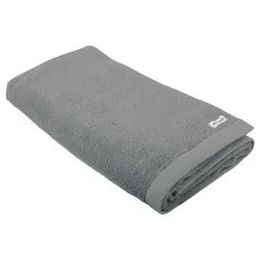 Badetuch Tom Tailor HOME "COLOR BATH", grau (moody grau), B:80cm L:200cm, Frottier, Frottier, Handt&uuml;cher, Badetuch, 100% Baumwolle, 80x200 cm, uni, gro&szlig;e Farbauswahl
