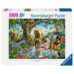 Puzzle Ravensburger "Abenteuer im Dschungel", bunt, Puzzles, KinderB:70cm H:50cm, Pappe, Made in Germany, B:70cm H:50cm