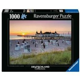Puzzle Ravensburger "Deutschland Collection, Ostseebad Ahlbeck, Usedom", bunt, Puzzles, KinderB:70cm H:50cm, Pappe, Made in Germany, B:70cm H:50cm
