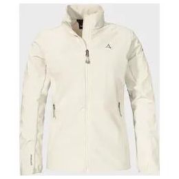 Sch&ouml;ffel Outdoorjacke SCH&Ouml;FFEL "Softshell Jk Style Mirusha WMS", Damen, Gr. 40, beige (9040, natur), Oberstoff: Aussenseite: 100% Polyester, Innenseite: 100% Polyester; (Membran: Thermoplastisches Polyurethan); Futter: 100% Polyester, regular fit, hoch geschlossener Ausschnitt, Jacken Outdoorjacke