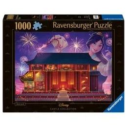 Puzzle Ravensburger "Castle Collection - Disney Princess, Mulan", bunt, Puzzles, KinderB:70cm H:50cm, Pappe, Made in Germany, B:70cm H:50cm